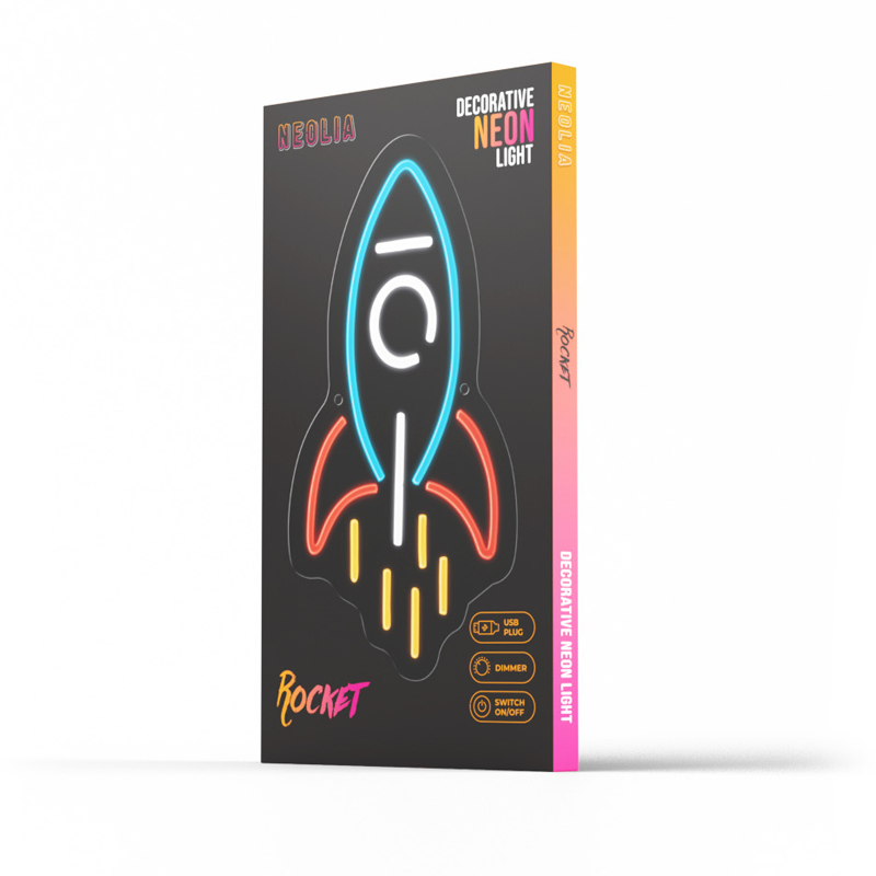 Neon LED luč - Raketa - Catena d.o.o.